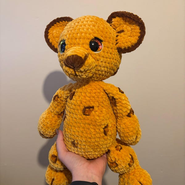 Cleo the Cheetah & Suki the Snow Leopard 2 in 1 Low Sew Crochet Pattern ...