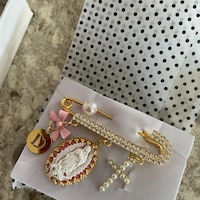 Small Italian Horn Eye Hand Necklace, Gold Cornetto Charm, Mano Con ...