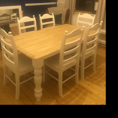 Winter Sale Beautiful 6ft X 3ft Table Set - Etsy UK