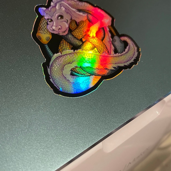 Falkor Sticker~ Neverending Story~ Luck Dragon~ Auryn ~ Holo Sticker ...