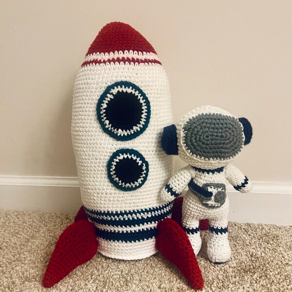 Amigurumi Pattern Crochet Rocket, Amigurumi Cosmonautics Day, Pattern ...