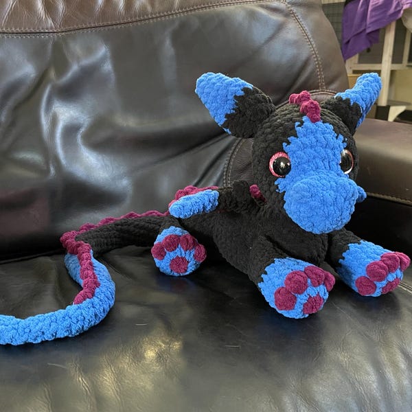 Jupiter the Dragon | PDF Crochet Amigurumi Pattern - Etsy