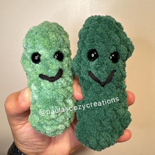 Pat the Pickle Crochet Pattern: No Sew Beginner Friendly (PDF Pattern ...