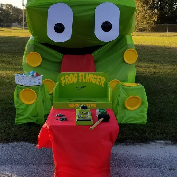 Frog Flinger Carnival Game. Perfect for Trade Show, Rental, Birthday ...