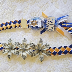 Baseball Ribbon Lei/graduation Leis/senior Night/sport Night/graduation ...