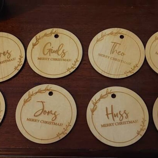 Custom Place Cards | Setting Laser Cut Name Tags Rustic Wedding Favours ...