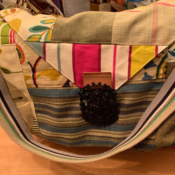 Upcycled Tote, Upcycled Purse, Upcycled Bag, Bohemian Purse, Crossbody ...