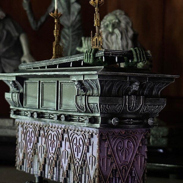 Haunted Mansion Ghost Tomb,crypt Fully Functional, Hidden Mickey Head ...