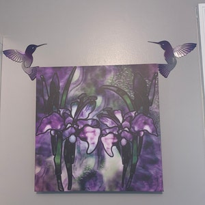 Copper Plated Metal Art Scene Trees and Mountains - Etsy