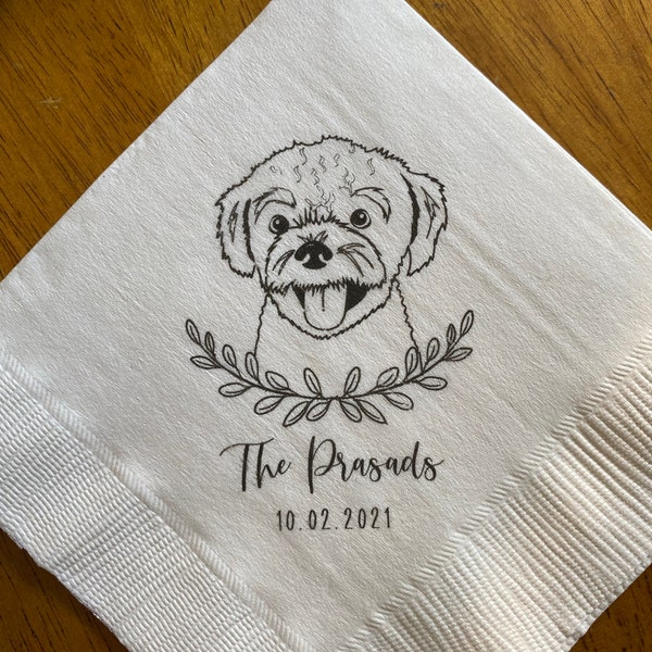 Custom Design Cocktail Napkins, Personalized Napkins, Design Your Own ...