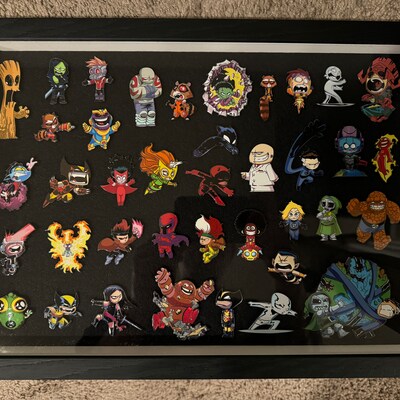 Pin Badge Display Metal-frame, Enamel Pin Display Box for Collector ...