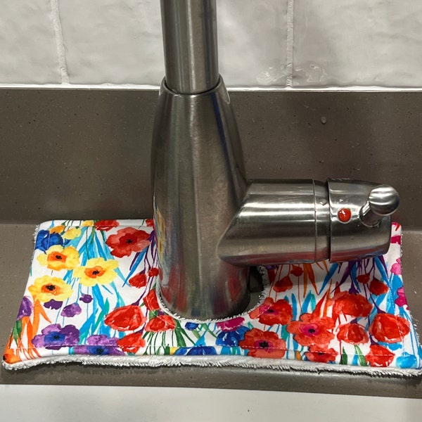 Faucet Splash Catcher | Faucet Drip Catcher | Kitchen Sink Splash ...