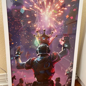 DIGITAL DOWNLOAD Epic Battle Royale Victory Poster - Ultimate Victory ...