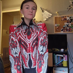 Western Light Pink Show Shirt Western Show Shirt for Women Horse Riding ...