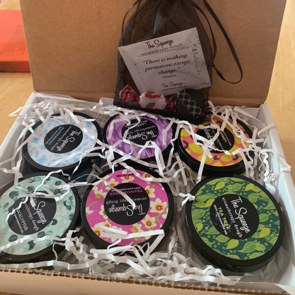 The Squeeze —"the Six Scents" Aromatherapy Dough Sampler Size 100% ...