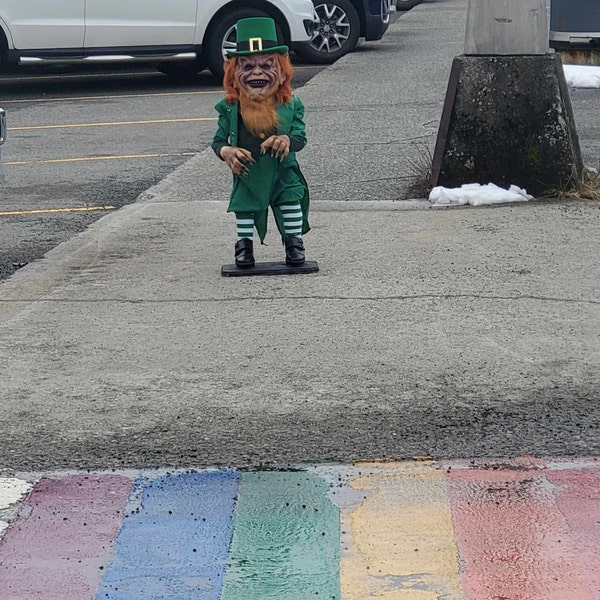 Leprechaun Inspired Free Standing Prop Four Foot Tall With Hat and ...