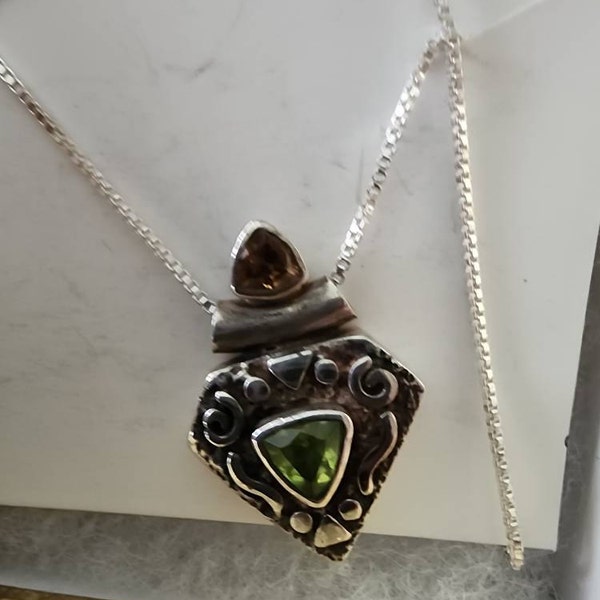 Handmade Silver Locket Bolo Tie, - Etsy