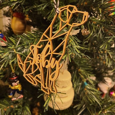 Modern Geometric Labrador Chocolate Black Lab Dog Animal - Etsy