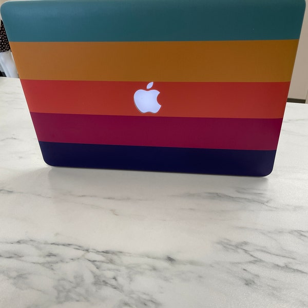 Stripes MacBook Case Retro MacBook Pro 13 16 Air 13 M1 12 Inch Vintage ...