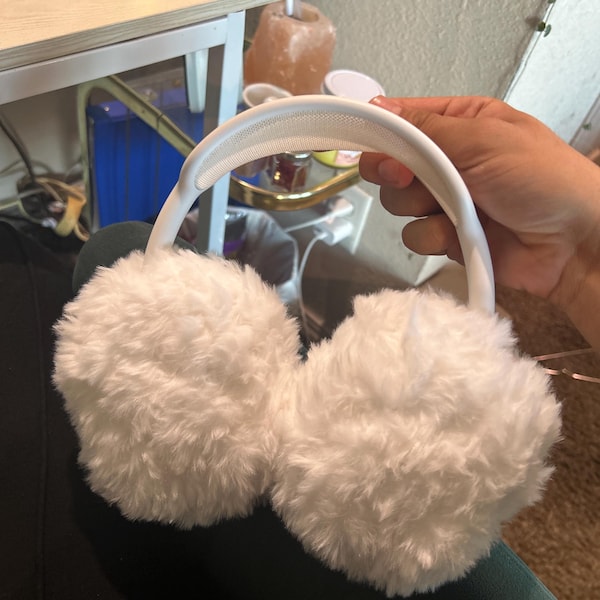 Crochet Airpods Max Headphone Covers | Black Gray Masked Clown | AirPod ...