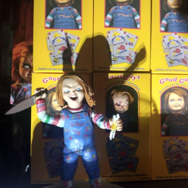 Child's Play Chucky Doll Box | Ships to You Cut, With Fold Lines Scored ...
