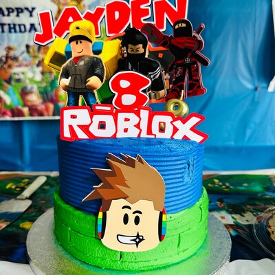 Roblox Birthday Cake Topper. - Etsy