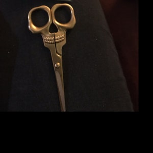 Heavy Duty Dead Sharp Skull Scissors for Embroidery Crafting - Etsy