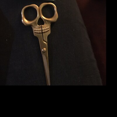 Heavy Duty Dead Sharp Skull Scissors for Embroidery Crafting - Etsy