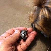 Rangda Ring - Bali Mask Ring - Sterling Silver 925 - Etsy Canada