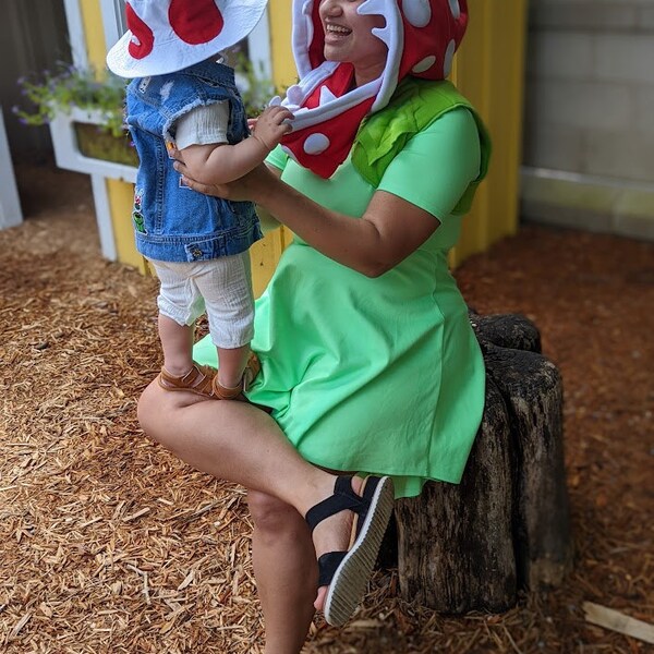 Red Mushroom Hood, Cropped Vest, Piranha Plant, Cosplay, Monster Plant ...
