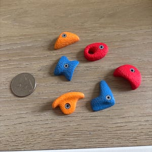 Rock Climbing HOLD MAGNETS - Refrigerator / FRIDGE Magnets - Set of 6 ...