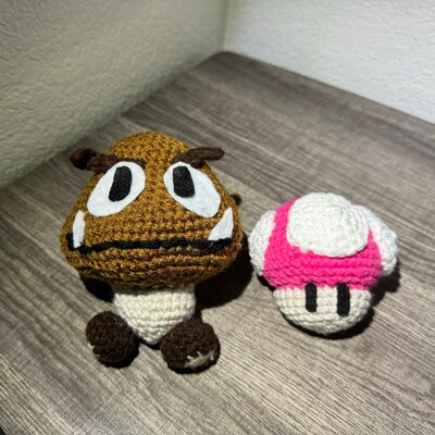 CROCHET PATTERN BUNDLE Goomba & Mario Bros Mushrooms Pdf File English ...