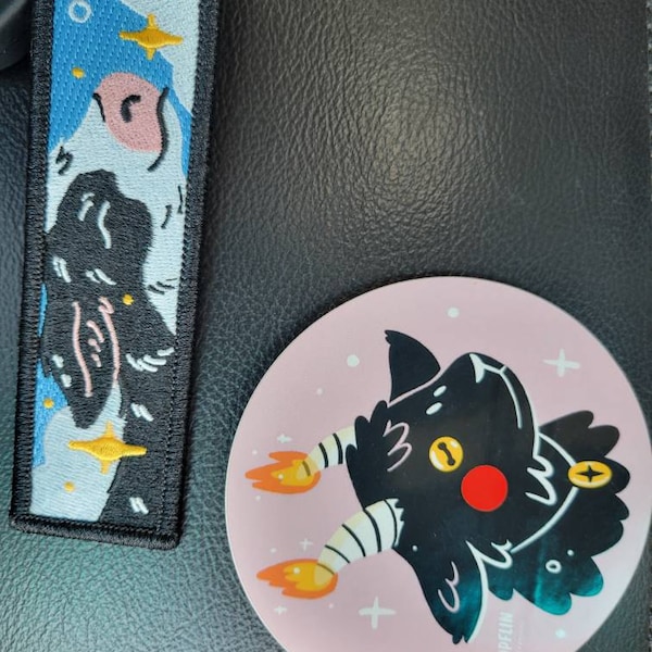 2 Unlikely Friends - Wormy and Good Boy - Sticker Set - Cute Weird ...