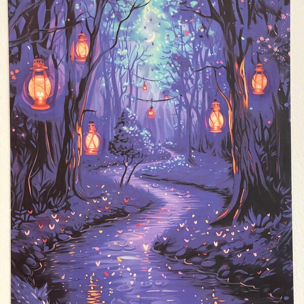 Flowing Lava Planet Framed Poster, Bridges Over Molten Magma Canvas ...