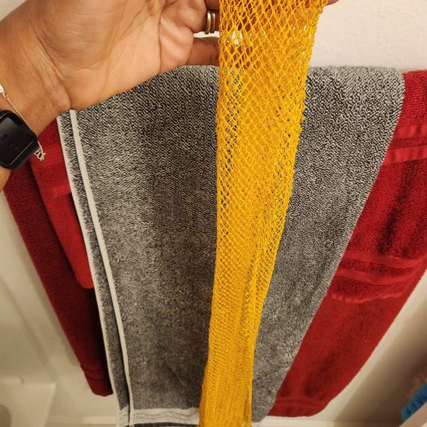 Sapo Sponge African Mesh Washcloth Ghana Sponge African Net Sponge Body ...