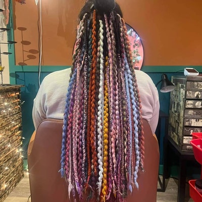 Unicorn Wool Dreads, Braids, Multi Color - Etsy