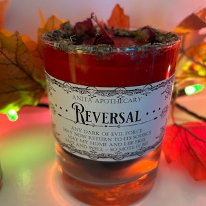 Reversal Hoodoo Reverse Candle, Witches Spell Candle, Spell Candle ...