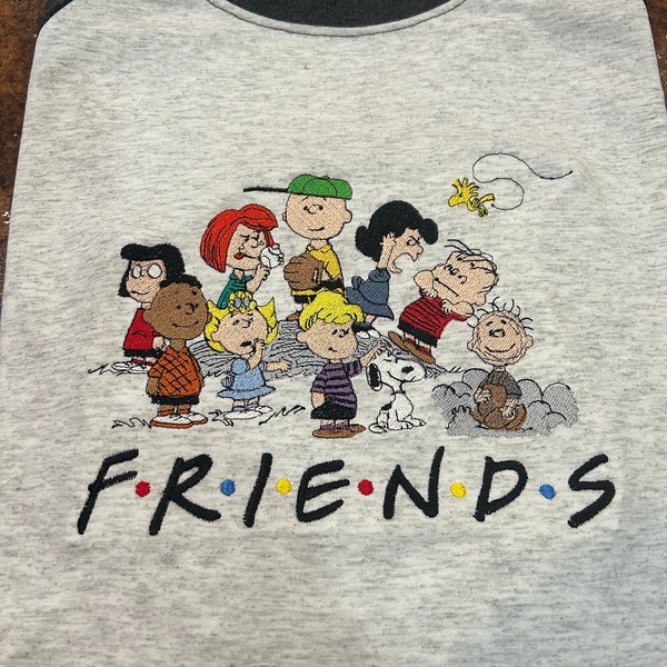 Peanuts Machine Embroidery Design - Charlie Brown Baseball 5x7 - Etsy