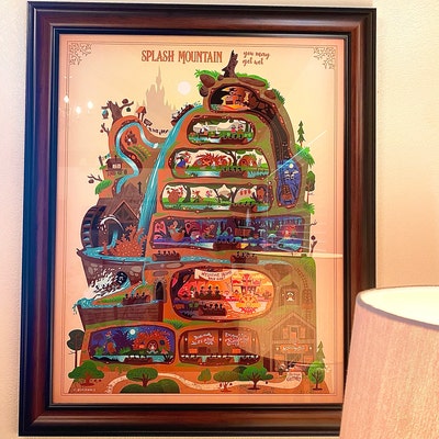 Splash Mountain Print, Magic Kingdom, Walt Disney World - Etsy