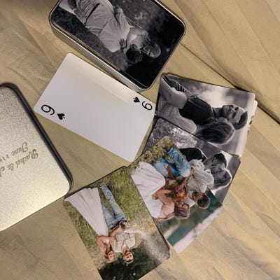 Wedding Favor Photo Playing Cards, Wedding Guestbook Alternative ...