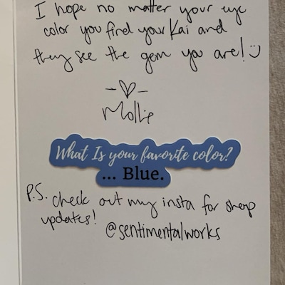 What is Your Favorite Color Blue, Powerless, Bookish Stickers, Lauren ...