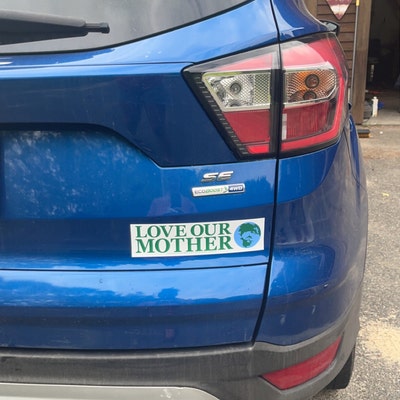 Love Your Mother Small Environmental Bumper Sticker / Laptop Decal or ...