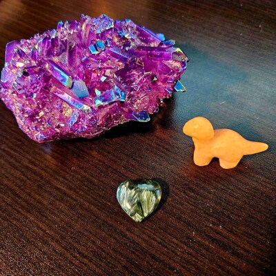 Rose Quartz Anatomical Heart Crystal Mini Natural Rose Quartz Stone ...