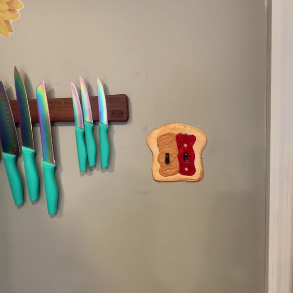 Faux Food Light Switch Cover: Kawaii Kitchen Decor - Etsy