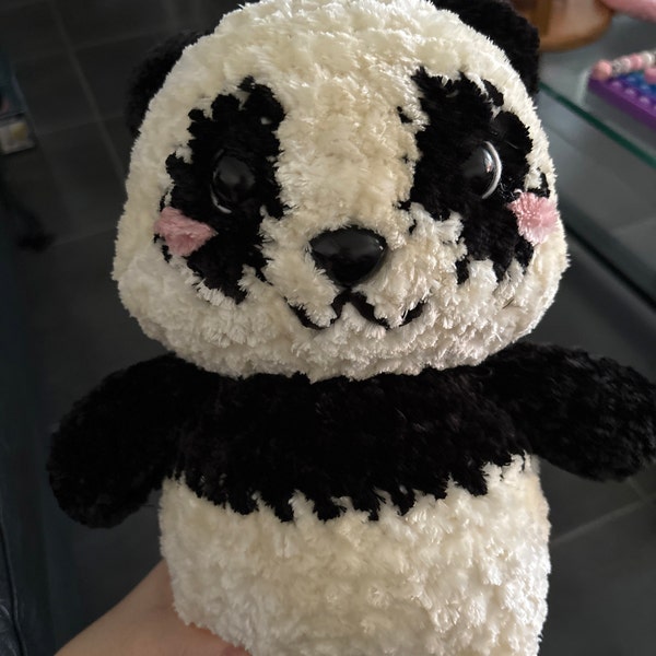 Crochet Pattern - POPO the Panda, Bear, Plush, Handmade, Wild Animal ...