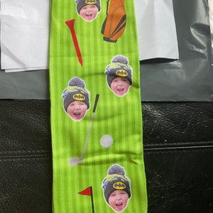Custom Face Golf Socks, Lucky Golf Socks, Dad Gift, Personalised Face ...