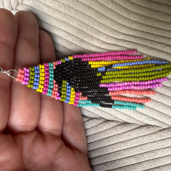 Beaded Fish Earrings, Sockeye Salmon Earrings, Rainbow Trout Earrings ...