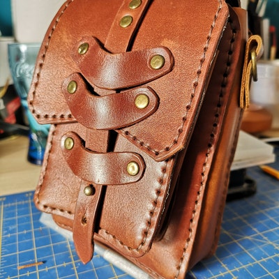 Leather Belt Pouch Pattern Leather Pattern Leather Pouch Pdf Leather ...