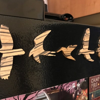 Set of 5 Magnetic PRS Birds in a Select Choice of Woods. - Etsy