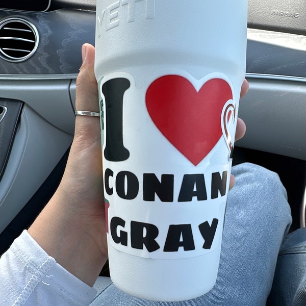 I Love Conan Gray Sticker - Etsy